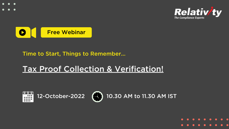 Tax Proof Submission & Verification - Monthly Webinar October 2022 ...